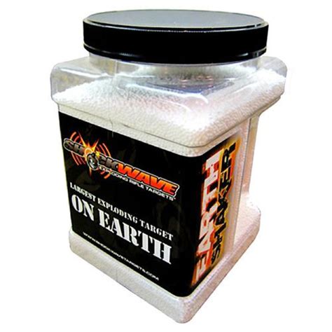 Shockwave Earthshaker Exploding Rifle Target 4lb Lebaronsfirearmsllc