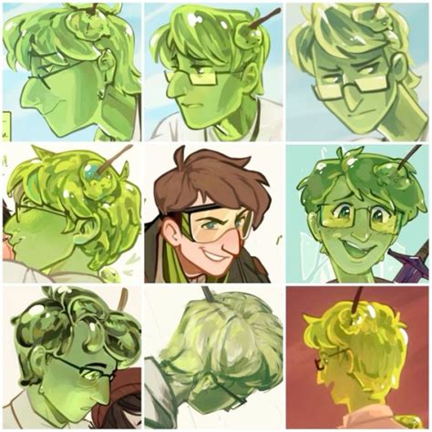 Cute Drawings Of Colorful Cartoon Characters Slime Person Art