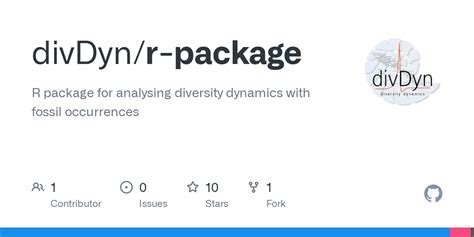 Github Divdynr Package R Package For Analysing Diversity Dynamics With Fossil Occurrences