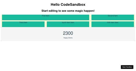 React Gridstack Examples CodeSandbox
