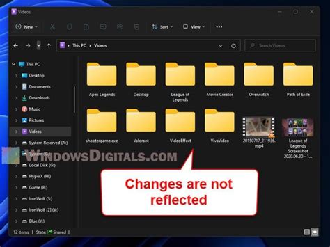 windows explorer not refreshing automatically in windows 11 r