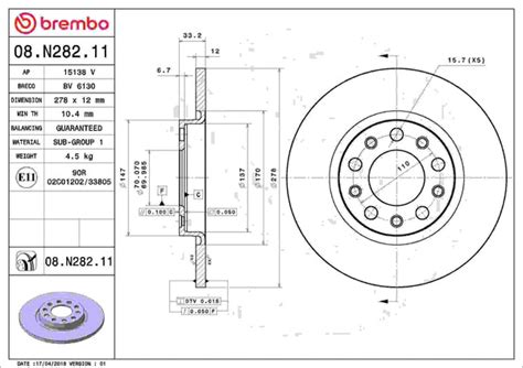 Brembo Oe Rear Brake Kit Prem Nao Ceramic Padsprem Uv Coat Rotors