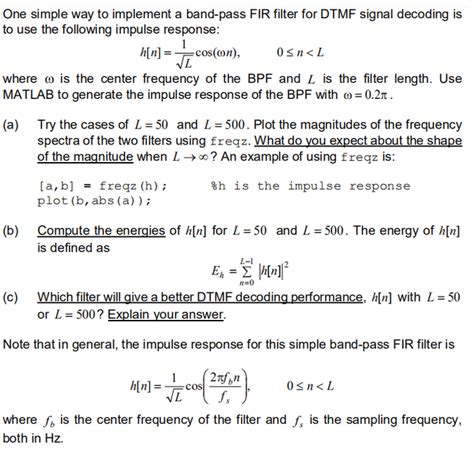 Solved Try The Following MATLAB Codes And Answer The Chegg Com
