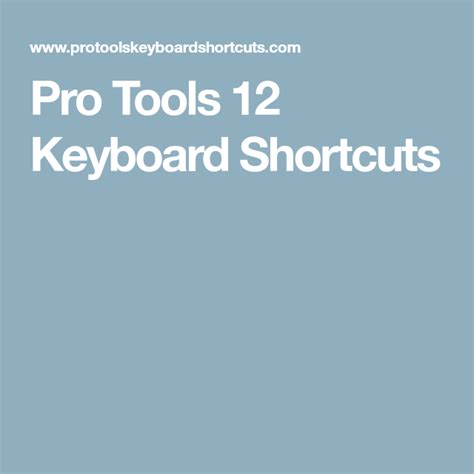 Pro Tools Mac Keyboard Shortcuts Gulubarcode