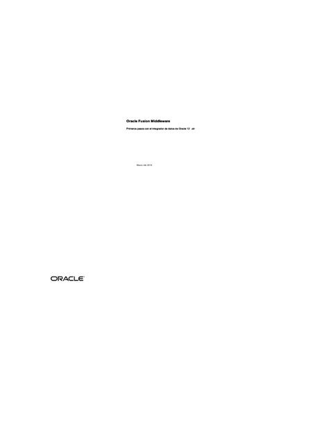 Odi 12c Getting Started Guideenes Pdf Pdf Middleware Servidor