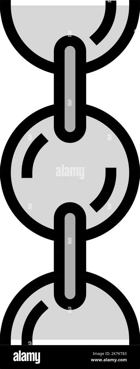 Sequin Chain Color Icon Vector Illustration Stock Vector Image And Art