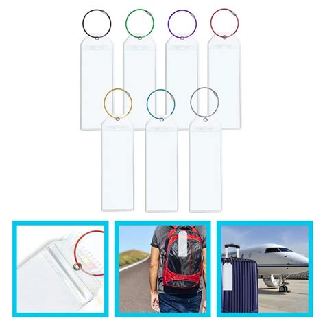 Etichette Bagaglio Piccolo 7 Pz Etichette Bagaglio Valigia Da Viaggio