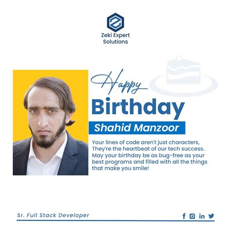 Zeki Expert Solutions On Linkedin Happybirthday Codingmaestro