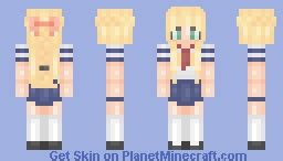 Anime Schoolgirl W Minecraft Skin