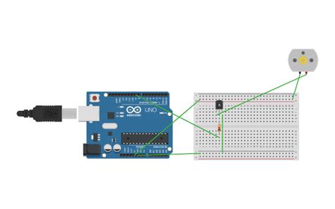 circuit design dc motor 2 tinkercad