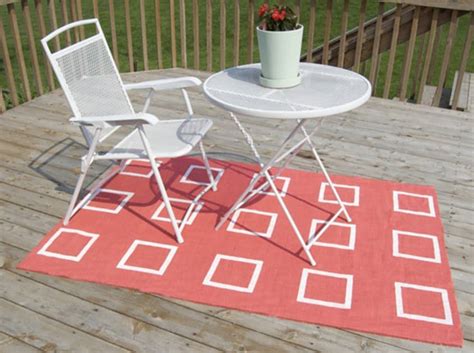 Easy Diy Outdoor Rug Apartment Therapy