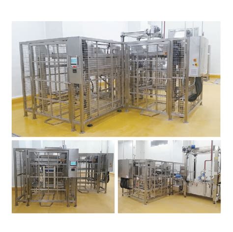 Energy Saving Automatic Feeding Washing Drying Line Automatic Unloader