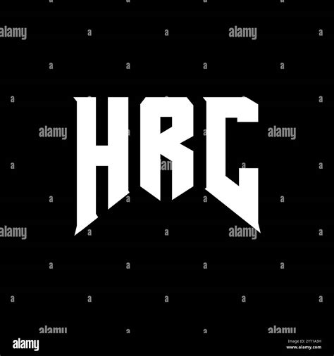 hrc letter logo design for technology company hrc logo design black