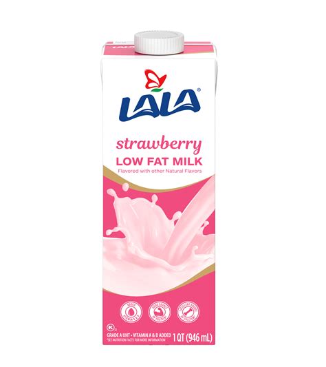 Lala® Strawberry Uht Milk 32oz Lala Foods Quality Hispanic Dairy