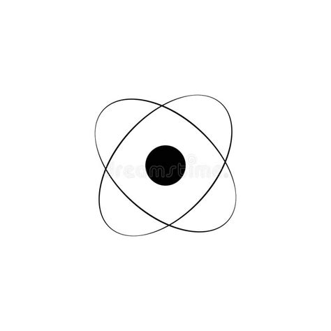 Molecular Atom Neutron Laboratory Icon Vector Physics Science Model For Your Web Site Design