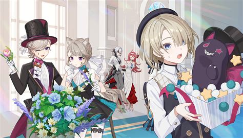 Arlecchino Lynette Lyney Freminet And Clervie Genshin Impact