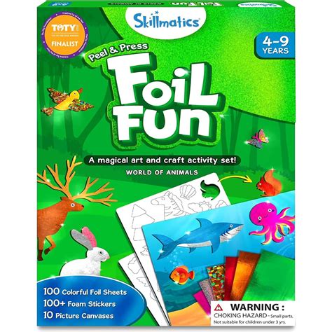 Skillmatics Foil Fun World Of Animals No Mess Art Kit Tates Toys