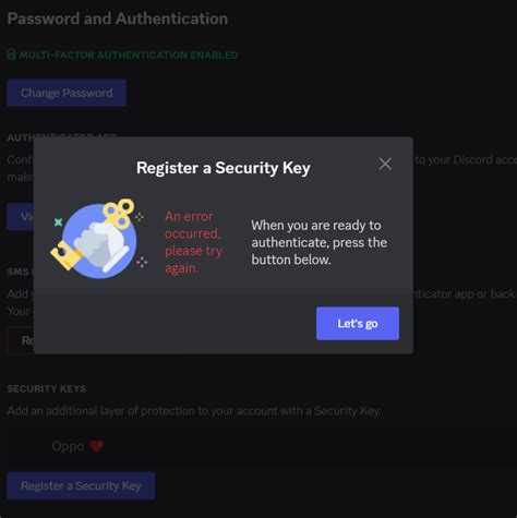 Security Keys Rdiscordapp