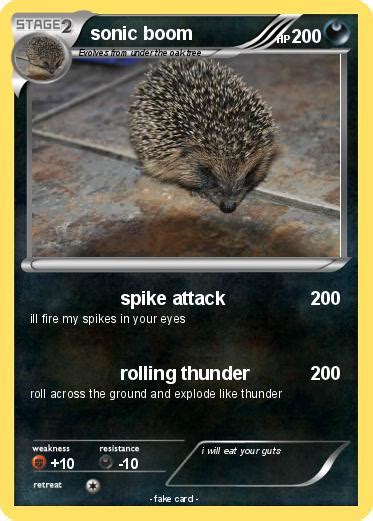 Pokémon Sonic Boom 143 143 Spike Attack My Pokemon Card