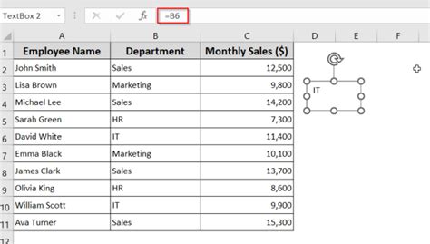how to link text box to cell in excel 2 easy methods excel insider