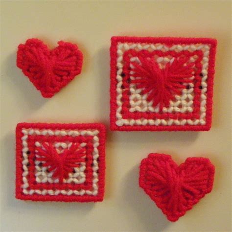 Plastic Canvas Heart Patterns Free Printable Pattern