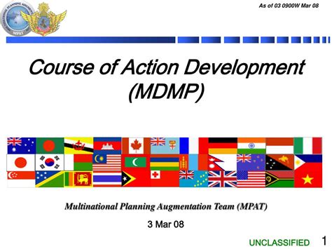 Ppt Course Of Action Development Mdmp Powerpoint Presentation Free Download Id 4257712