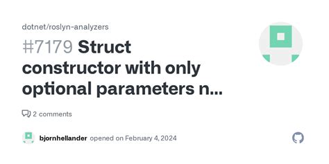 Struct Constructor With Only Optional Parameters Not Used · Issue 7179