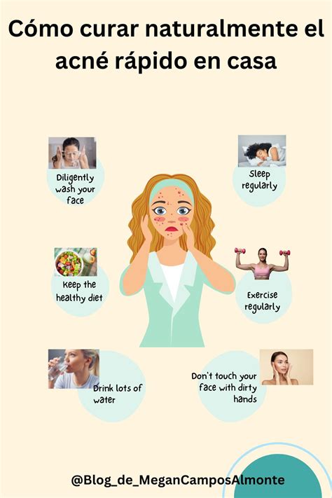 Cómo Curar Naturalmente El 「acné」 Rápido En Casa 💪🦵😍 Acné Acne Healthy Diet Touching You