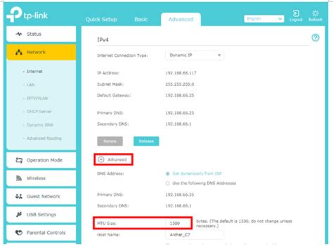 Cara Mengurangi Ukuran Mtu Pada Router Tp Link How To Reduce The Mtu