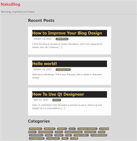 Create Index Php For Original Theme Nakoblog