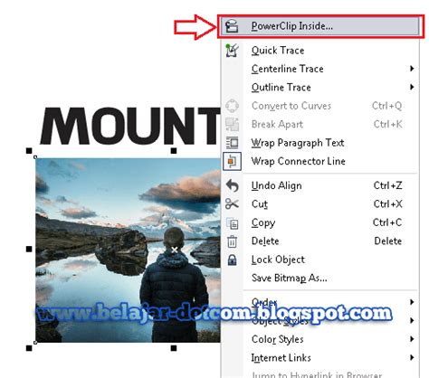 Fungsi PowerClip Pada CorelDRAW X Dan Cara Menggunakannya Kumpulan Tutorial