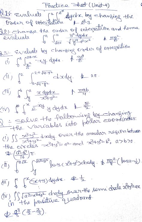 Solution Unit Practice Sheet Studypool