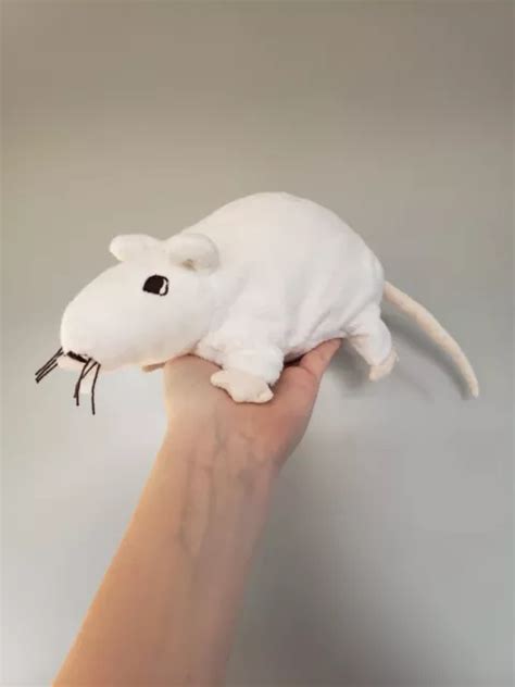 Ikea White Rat Mouse Soft Toy Gosig Ratta Hug Plush Cuddly Toy Stuffed Teddy £6 00 Picclick Uk