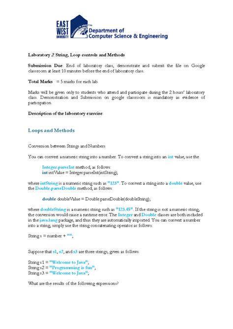 Lab2 Cse110 Oop Laboratory 2 String Loop Controls And Methods