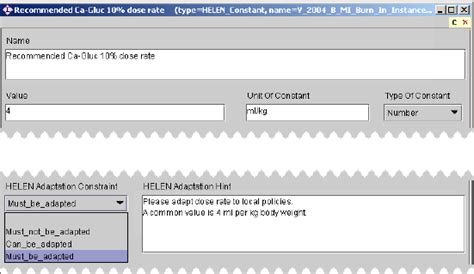 Adaptation Constraint And Hint In The Authoring Environment Download Scientific Diagram