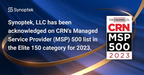 Synoptek on LinkedIn: #crnmsp500 #msp