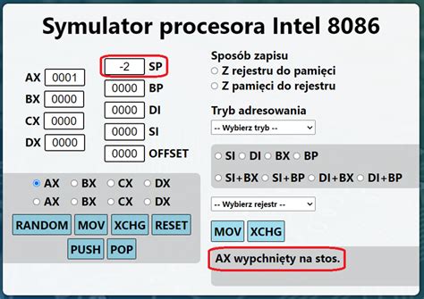 Github Knizinsky Intel 8086 Simulator