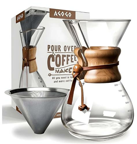 Agogo 푸어 오버 커피메이커 세트 클래식 시리즈 필터 8컵 포함 137686 티몬