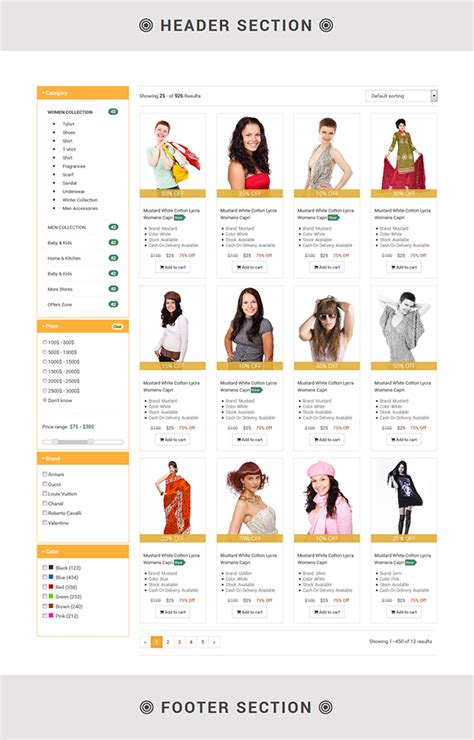 Samaan Responsive Bootstrap Product Layout Design On Behance
