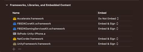 Xcode Unity Ios Development How To Add Frameworks From Pods Via Post