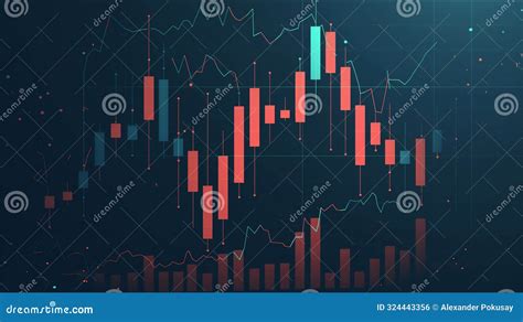Candlestick Chart From Stock Market On Screen 157662708