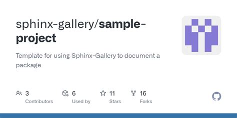 Github Sphinx Gallerysample Project Template For Using Sphinx