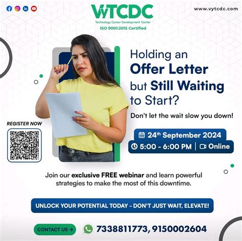 Rohit Vijayan On Linkedin Vytcdc Tcdc Skillup Stayahead Careerprep Webinaralert Futureready