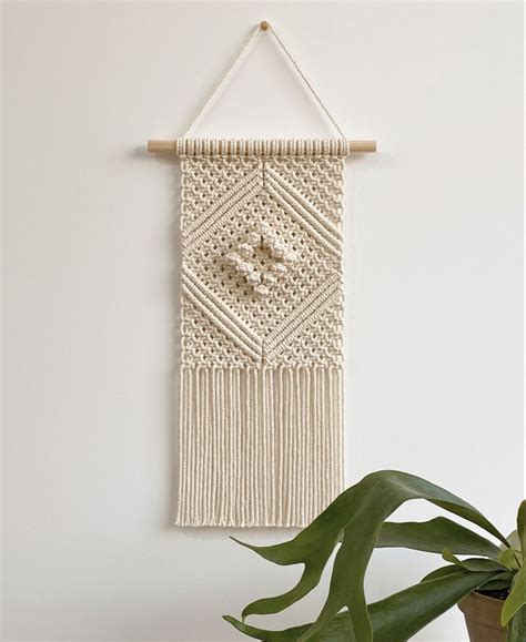 Diy Tutorial Macrame Wall Hanging Handmade Home Decor Interior Design 마크라메 무늬 마크라메 벽걸이 핸드메이드