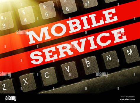 Inspiration Showing Sign Mobile Service Business Overview Radio