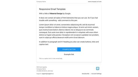 Responsive Email Template