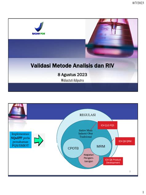 Validasi Metode Analisis Pdf