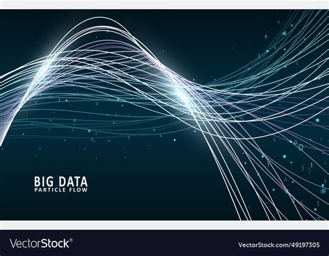 Abstract Virtual Digital Stream Royalty Free Vector Image