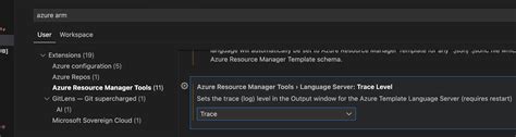 message an error occurred in the arm template language server · issue 1655 · microsoft vscode