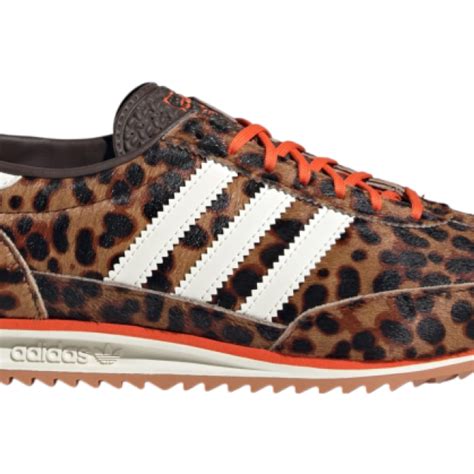 Adidas Sl 72 Og Wmns Dark Brown Off White Animal Print Kixify